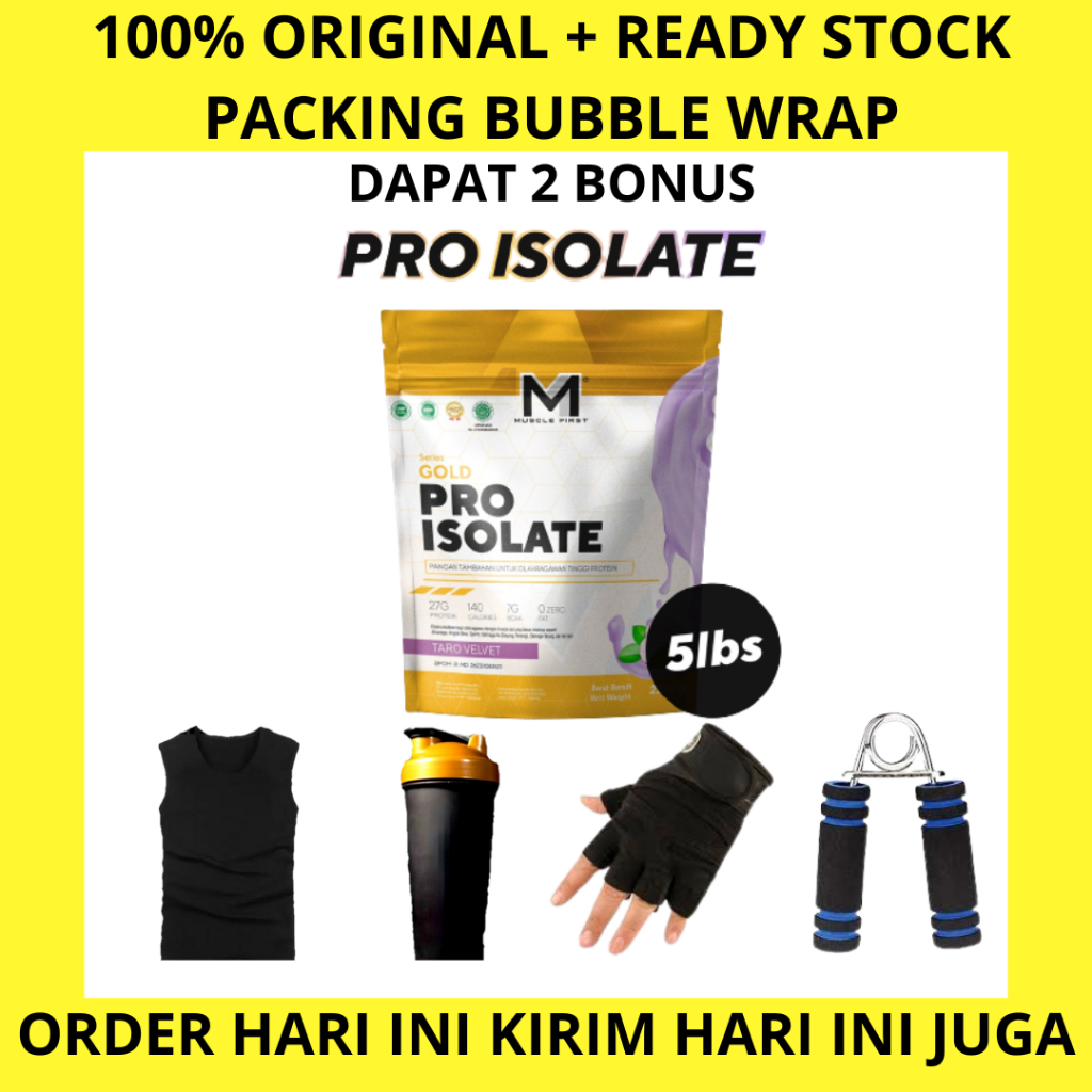 Jual M1 Muscle Fist Pro Isolate 5lbs 64 Servings Whey Protein Isolate ...