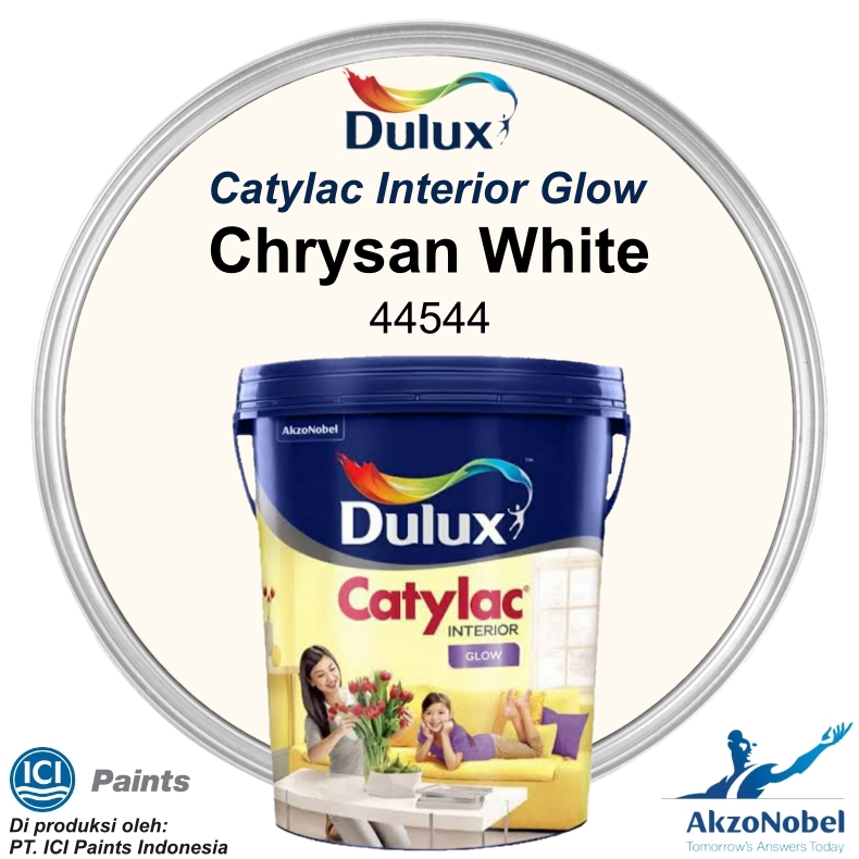 Jual CAT DULUX CATYLAC GLOW 22 KG - CHRYSAN WHITE 44544 | Shopee Indonesia