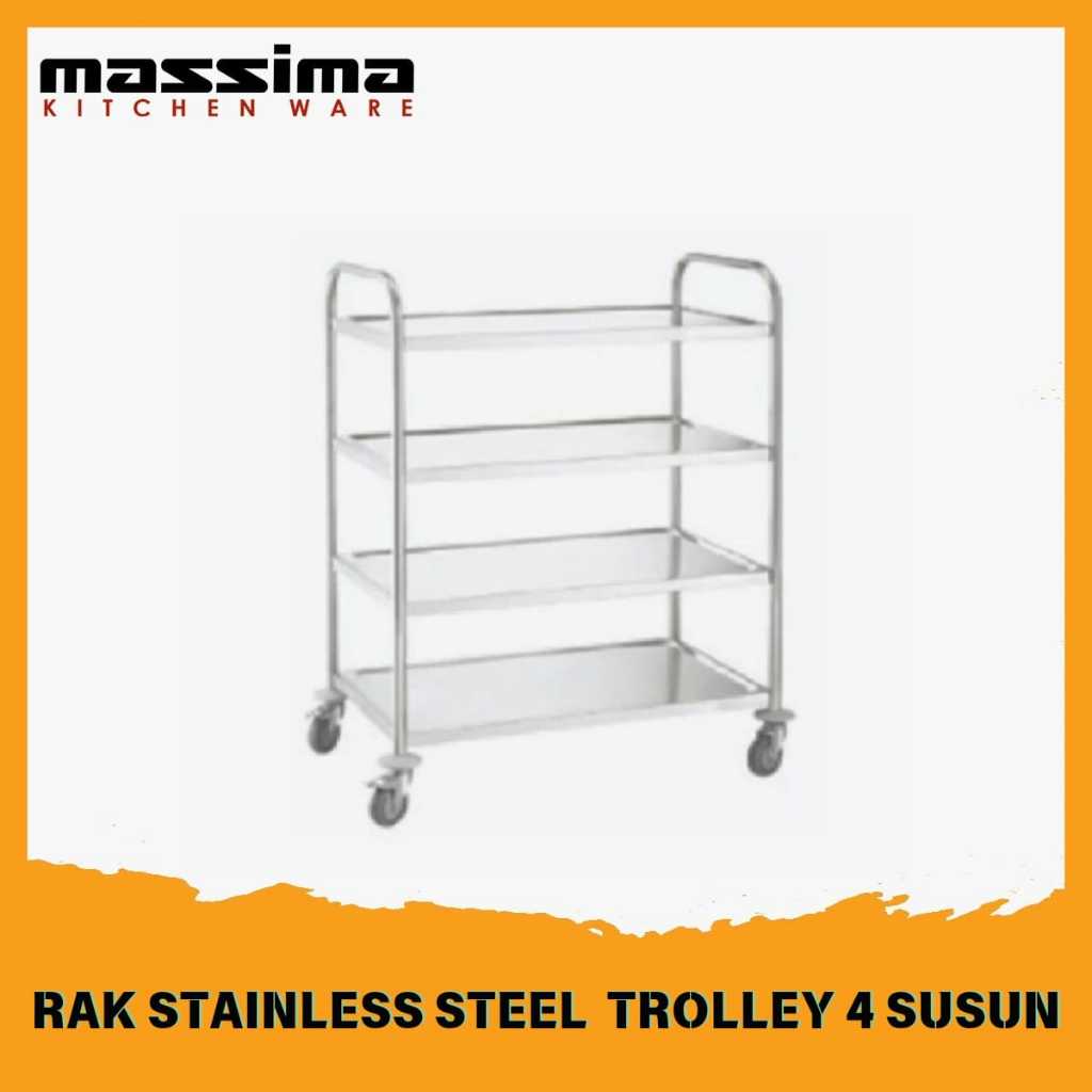 Jual Troli Restoran Troli Dapur Trolley Kitchen Trolley Troli 4 Susun ...