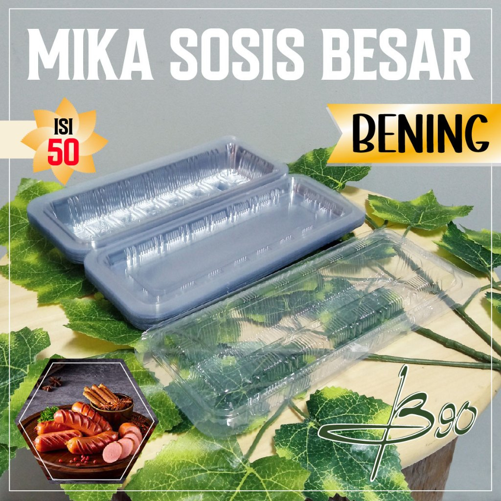Jual Mika Tray Sosis Bakar Besar , Mika Corndog , isi 50 pcs | Shopee ...
