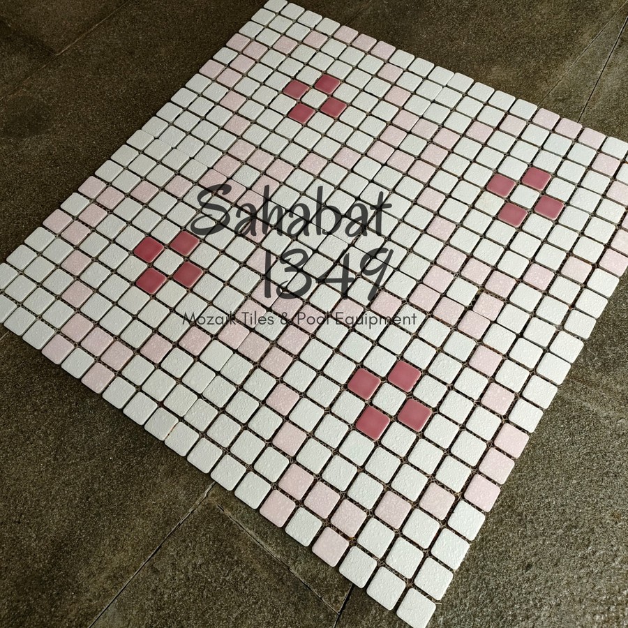 Jual Keramik Mosaic Dinding Dapur Merk Kuda Laut Mass JRE MIX | Shopee ...