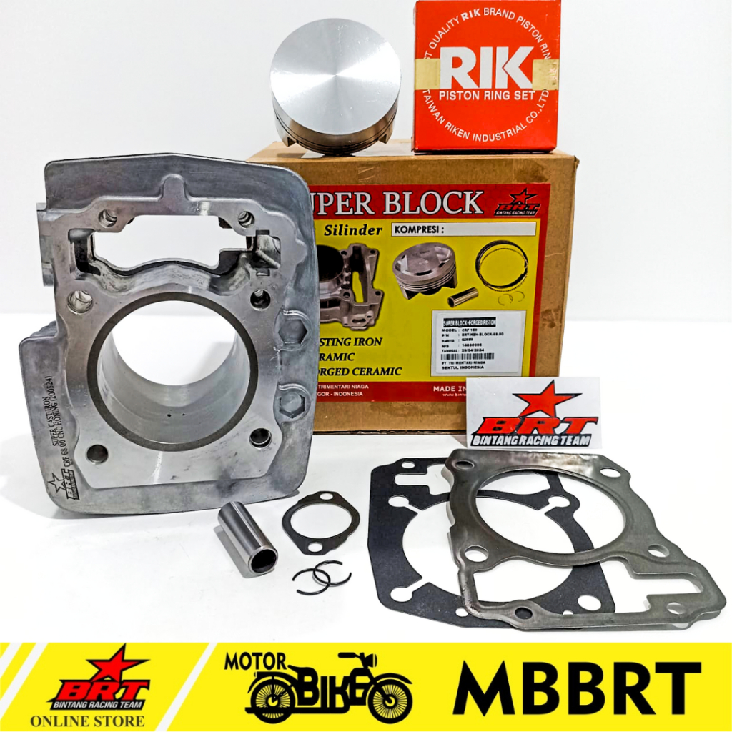 Jual BLOK BRT BOREUP CRF 150 VERZA MEGAPRO MONO 66 68 71.5 72 74 76 78 MM CAST IRON | Shopee ...