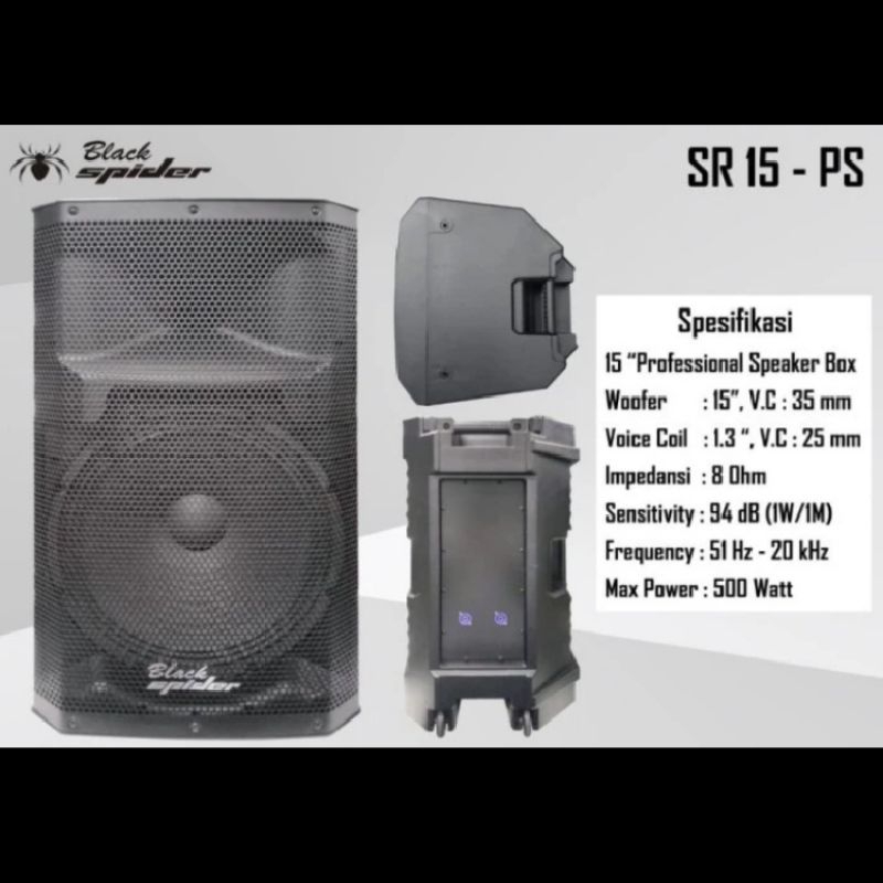 Jual Speaker pasif monitor 15 inchi satu set 2 unit kualitas bagus ...