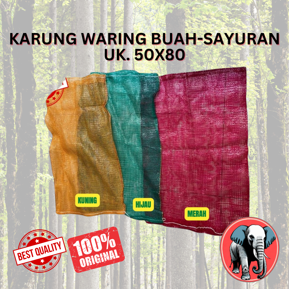 Jual Waring sayur merk Mulyana uk 50 x 80 cm ( min. 20 lbr ) | Shopee ...