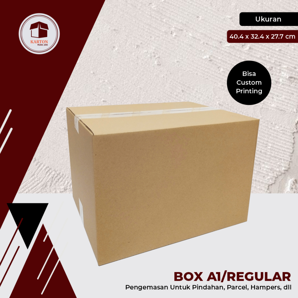 Jual BOX A1/REGULAR UK. 40 x 32 x 27 cm (Box Minuman Kemasan/Sembako ...