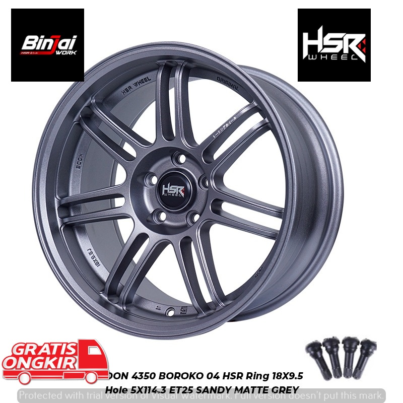 Jual velg hsr boon ring 18x95 h5x114,3 cocok di mobil innova terios xpander zenix | Shopee Indonesia