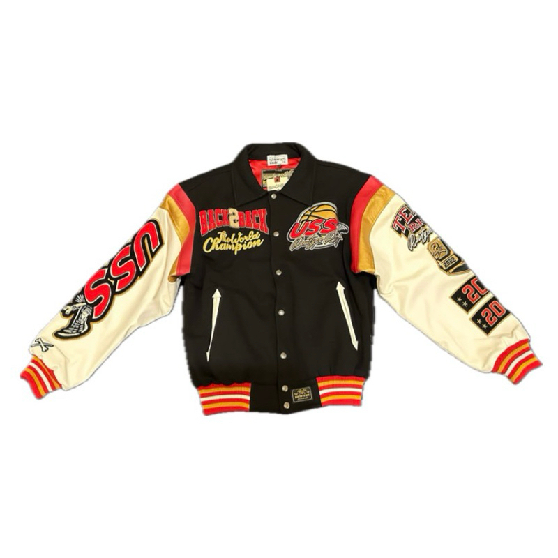 Jual VARSITY JACKET USS x Rawtype Riot 'Back 2 Back' | Shopee Indonesia