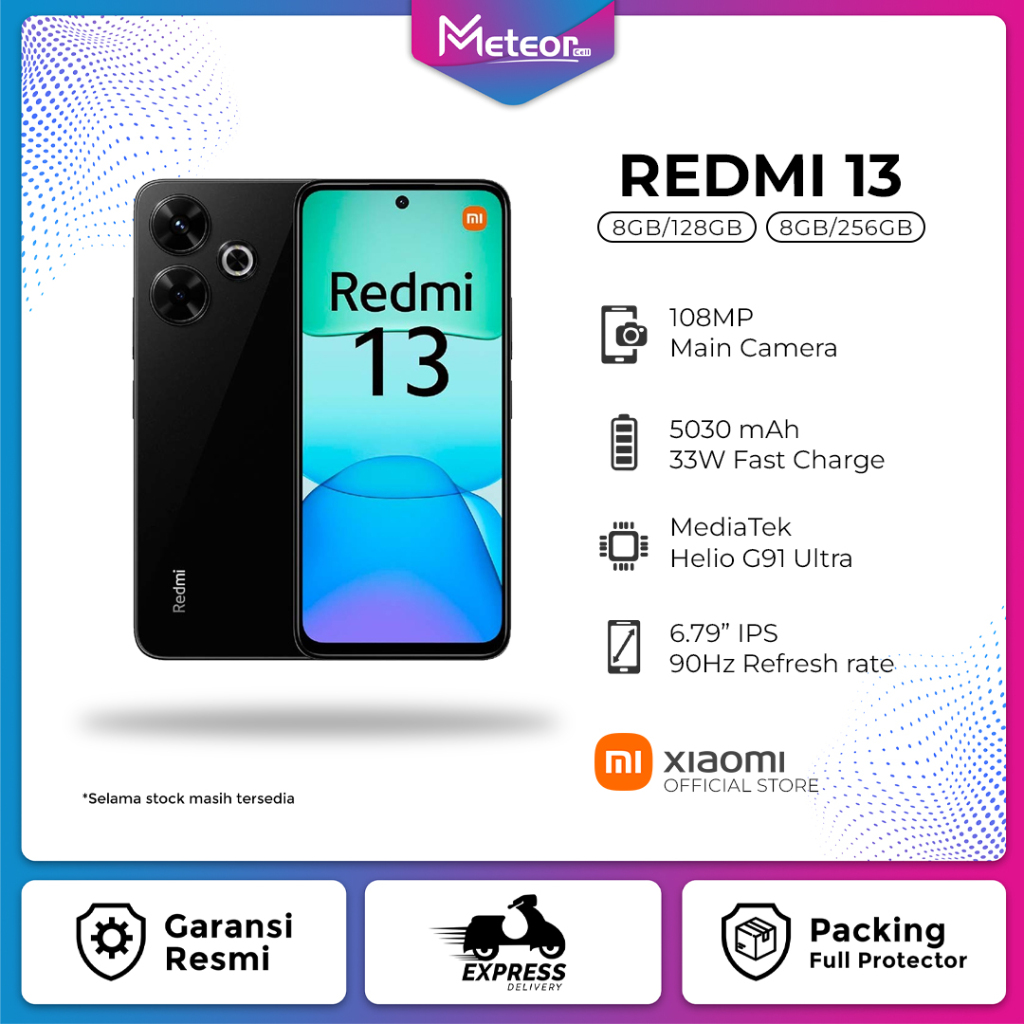 Jual Redmi 13 8/256 GARANSI RESMI ( BISA INSTAN AREA MALANG ) | Shopee ...