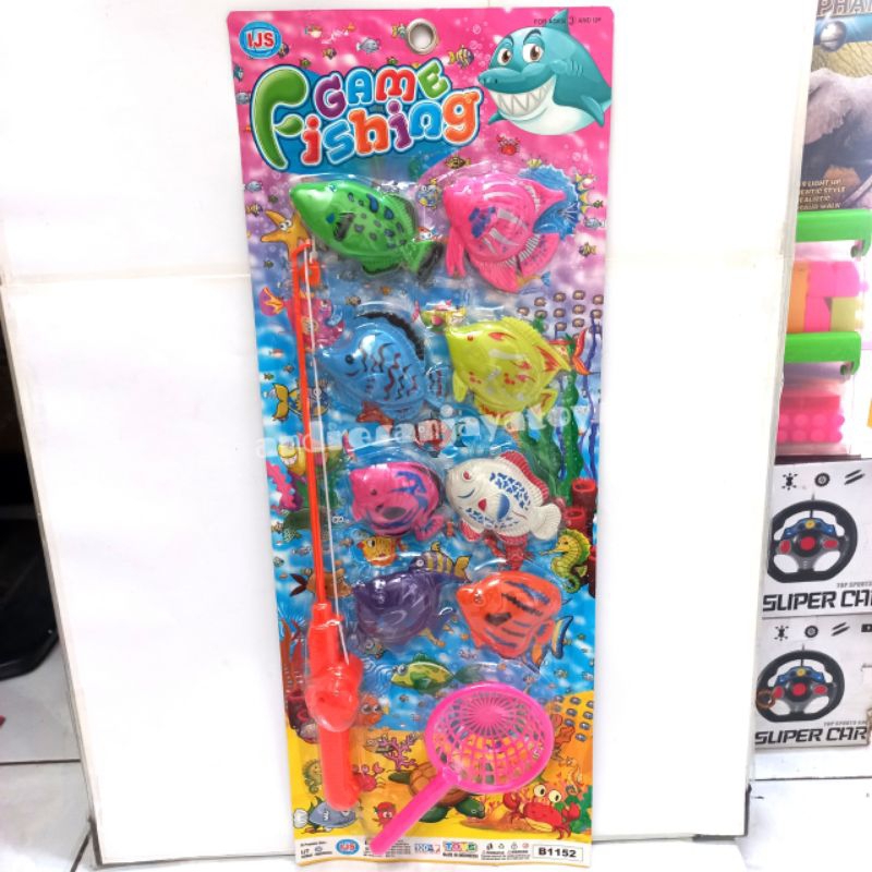 Jual Mainan Pancing ikan Magnet Fishing Game isi 8 pcs ikan | Shopee ...
