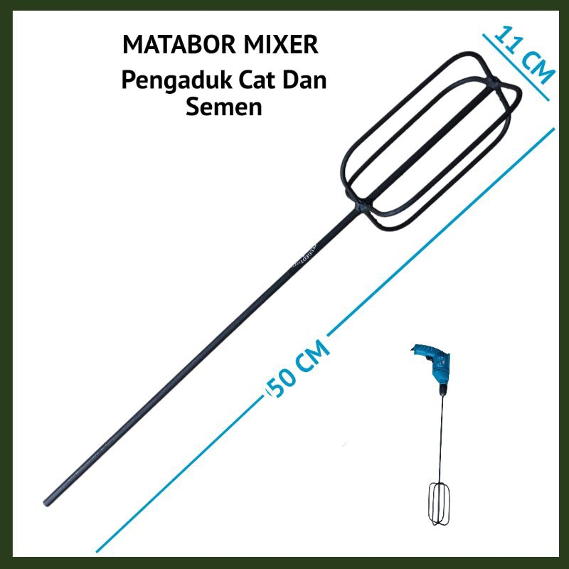 Jual Mata Bor Mixer Pengaduk Cat , Semen Dan lainya Panjang 50 cm ...