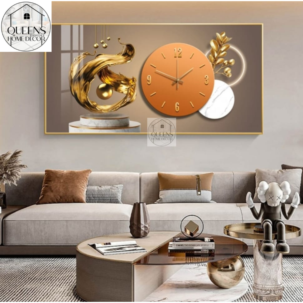 Jual Jam dinding + Lukisan Aesthetic Import | Shopee Indonesia