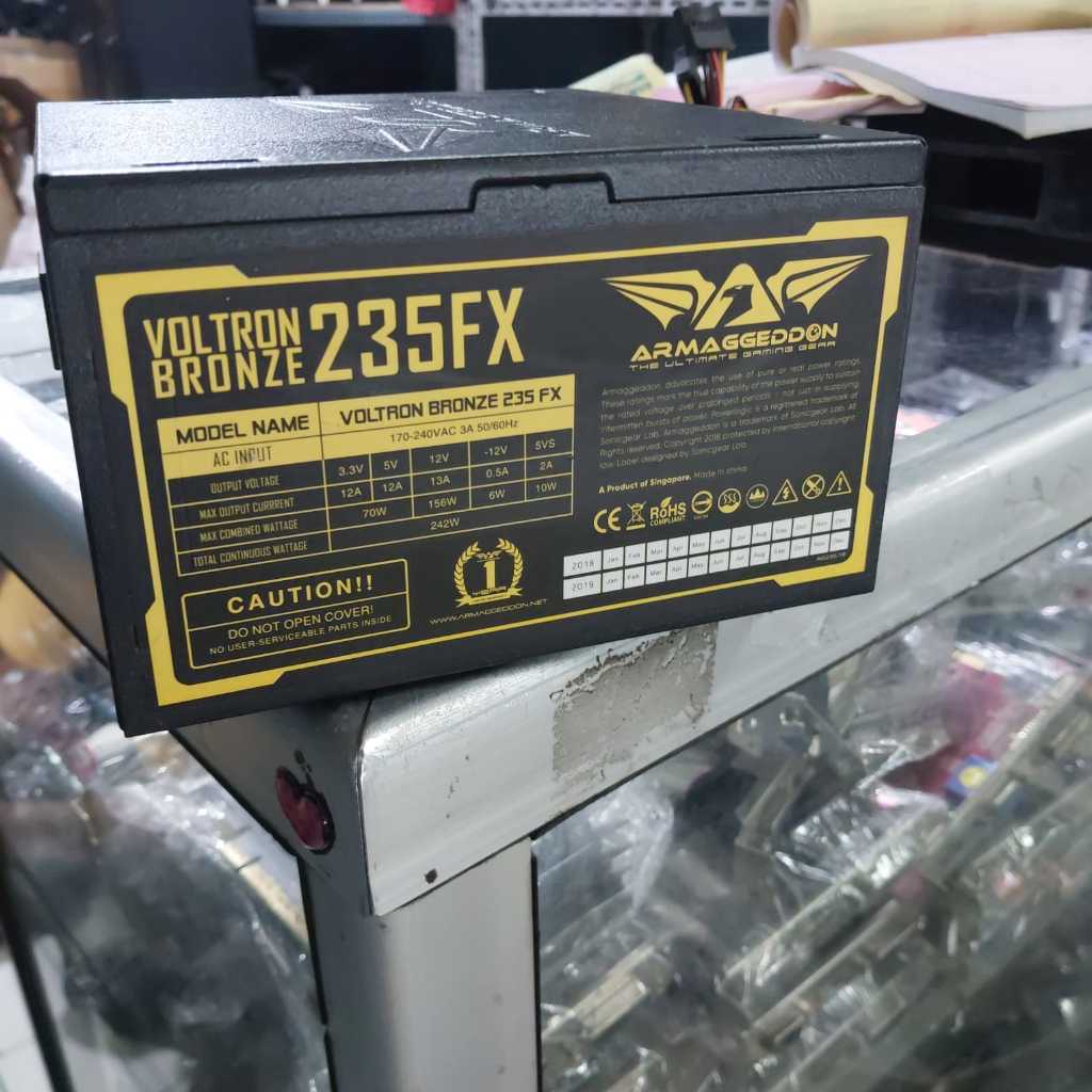 Jual power supply psu 242watt Armageddon voltron bronze 235fx murah | Shopee Indonesia