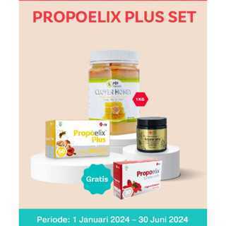 Jual Sedia Produk Terlaris Propoelix Plus Set Suplemen HDI Original 100 ...
