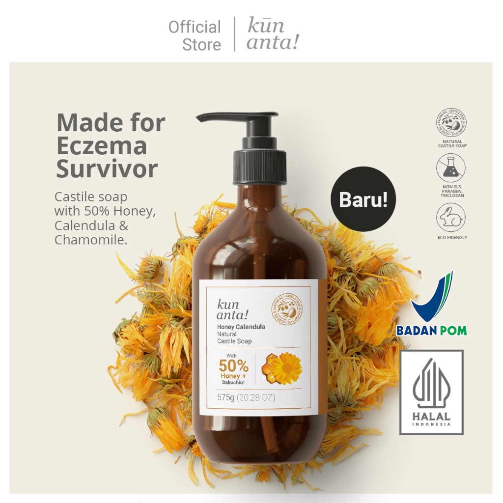 Jual Sabun Mandi Untuk Eksim Psoriasis Dermatitis - Honey Calendula Kun ...