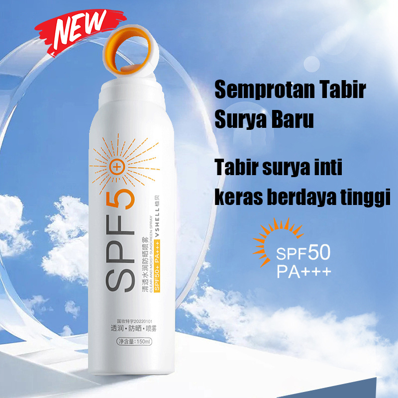 Jual Sunscreen spray spf 50 Sun screen 150ML Semprotan tabir surya ...