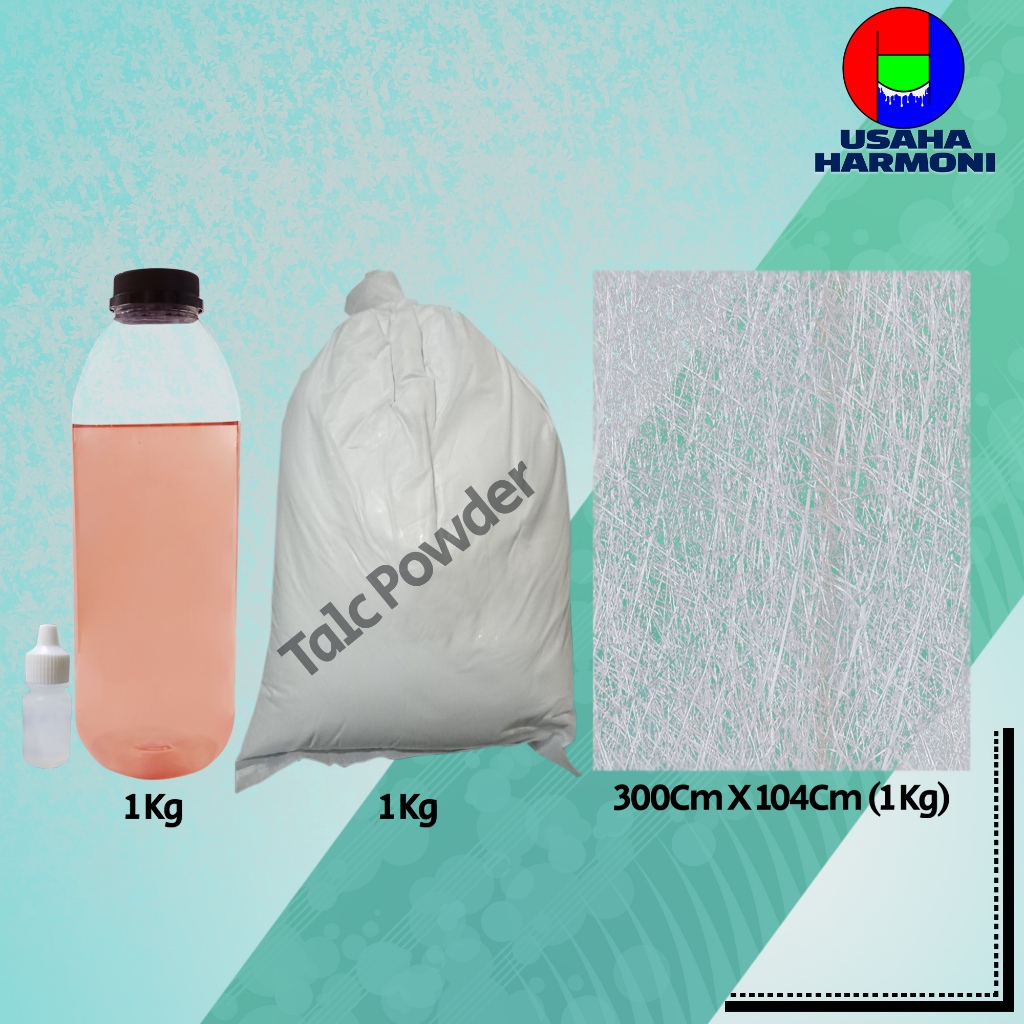 Jual Resin Paket Lengkap (Resin + Katalis + Serat + Talc) | Shopee ...