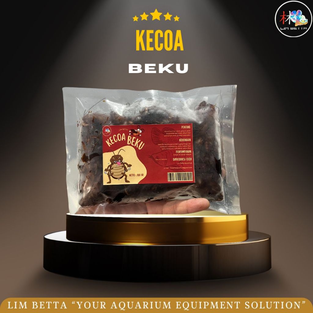 Jual Ay00! Kecoa Beku 100 Gram / Kecoa Pakan Arwana / Lim Betta Kecoa ...