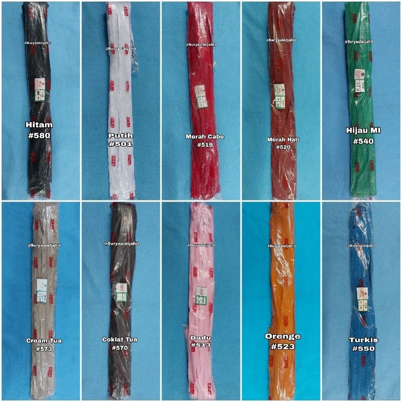 Jual Resleting jaket YEE 28in/70cm VFO-58 tdk bulak balik, bisa kunci ...