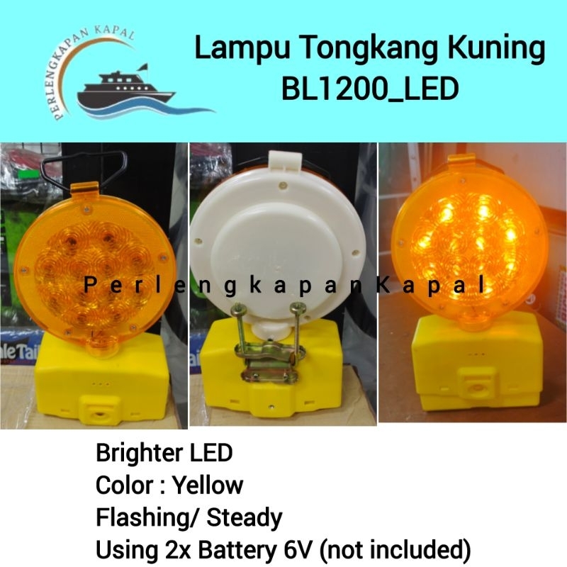 Jual Lampu Tongkang Kuning LED BL1200/ Lampu marka jalan kuning ...