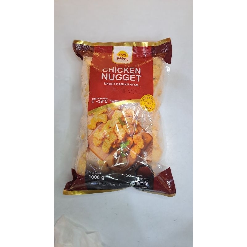 Jual Sams Chicken Nuget 1kg Shopee Indonesia