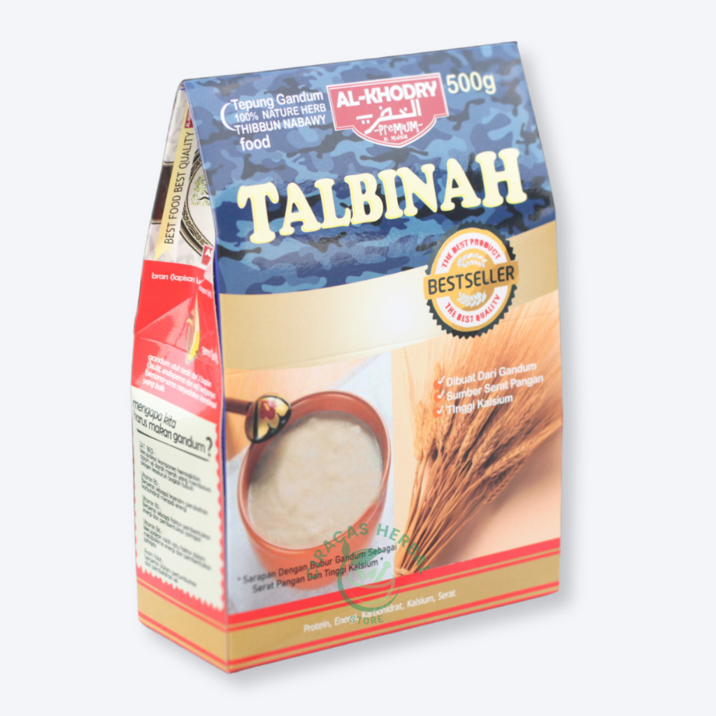 Jual Talbinah Tepung Gandum Nabawy 500 gram Asli Obat Maag Lambung ...