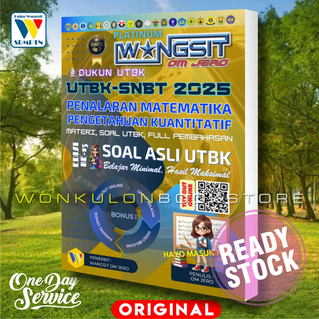 Jual Buku Wangsit Skolastik UTBK SNBT TPS 2025 / PENALARAN MATEMATIKA ...