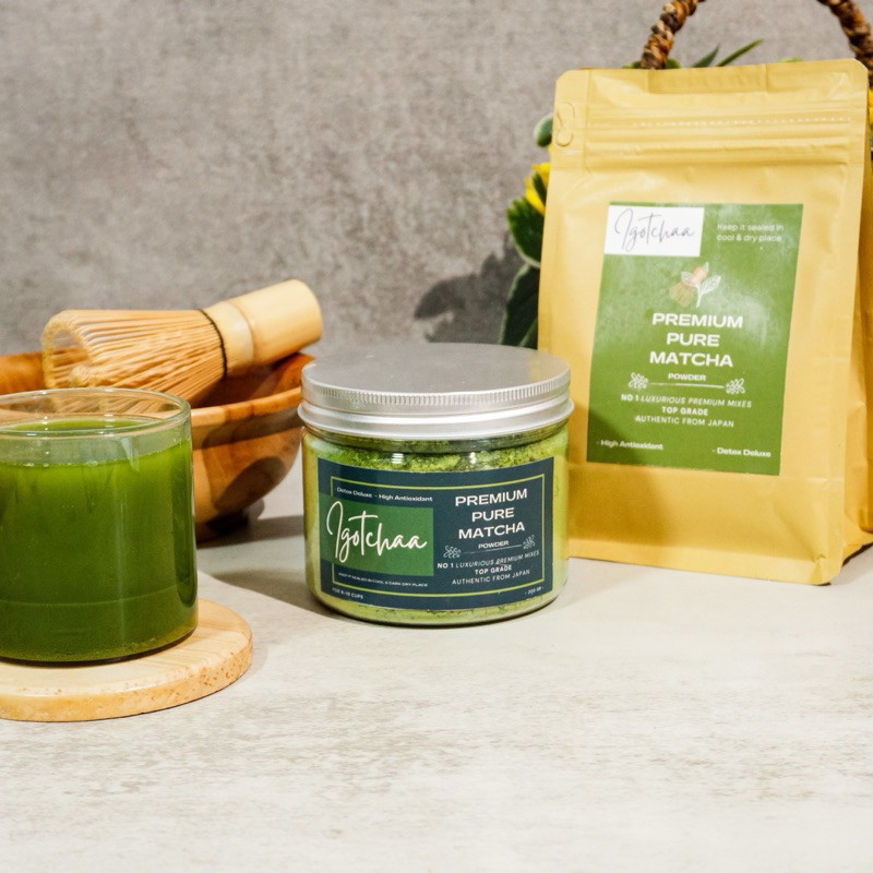 Jual Igotchaa No 1 Japanese Pure Matcha Premium & Ceremonial Grade ...
