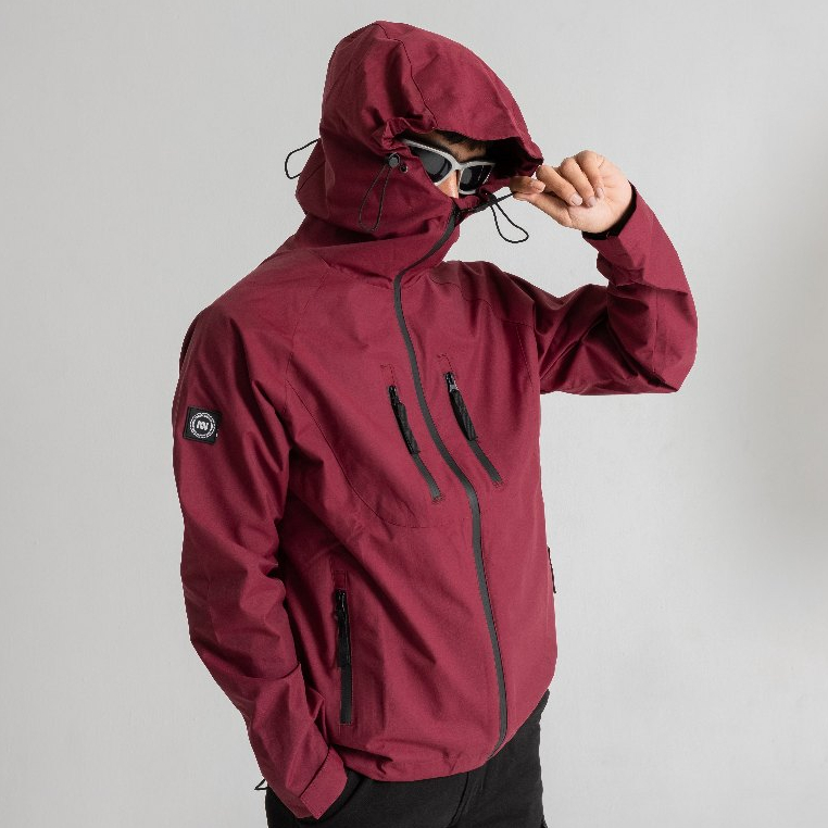 Jual Troublemaker | Outwear Jacket - Hurricane Burgundy | Shopee Indonesia