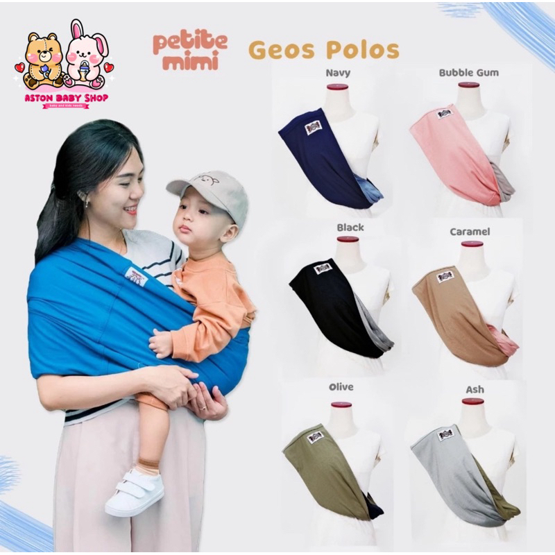 Jual Petite Mimi Simple Sling Geos Polos / Gendongan Kain / Gendongan ...