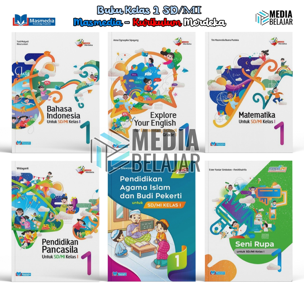Jual Buku Kelas 1 SD Kurikulum Merdeka Masmedia Revisi Terbaru | Shopee Indonesia