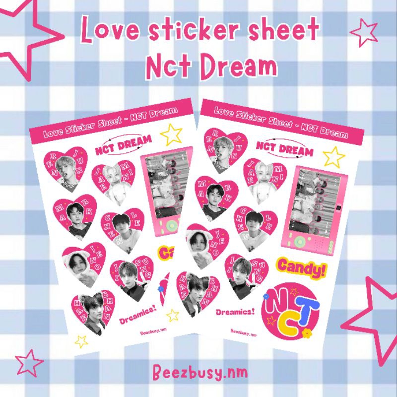 Jual LOVE STICKER SHEET KPOP - NCT DREAM (FANMADE) | Shopee Indonesia