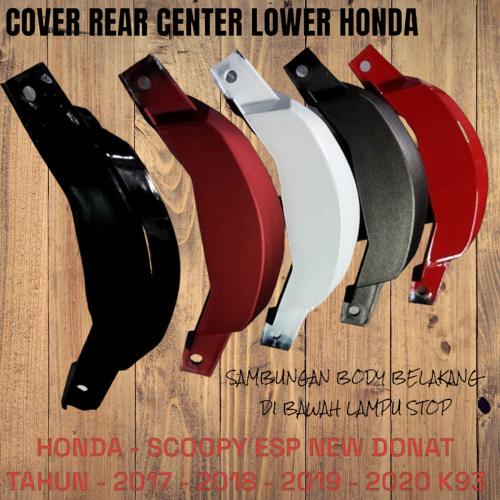 Jual cover rr center lower sambungan body belakang bawah scoopy new ...