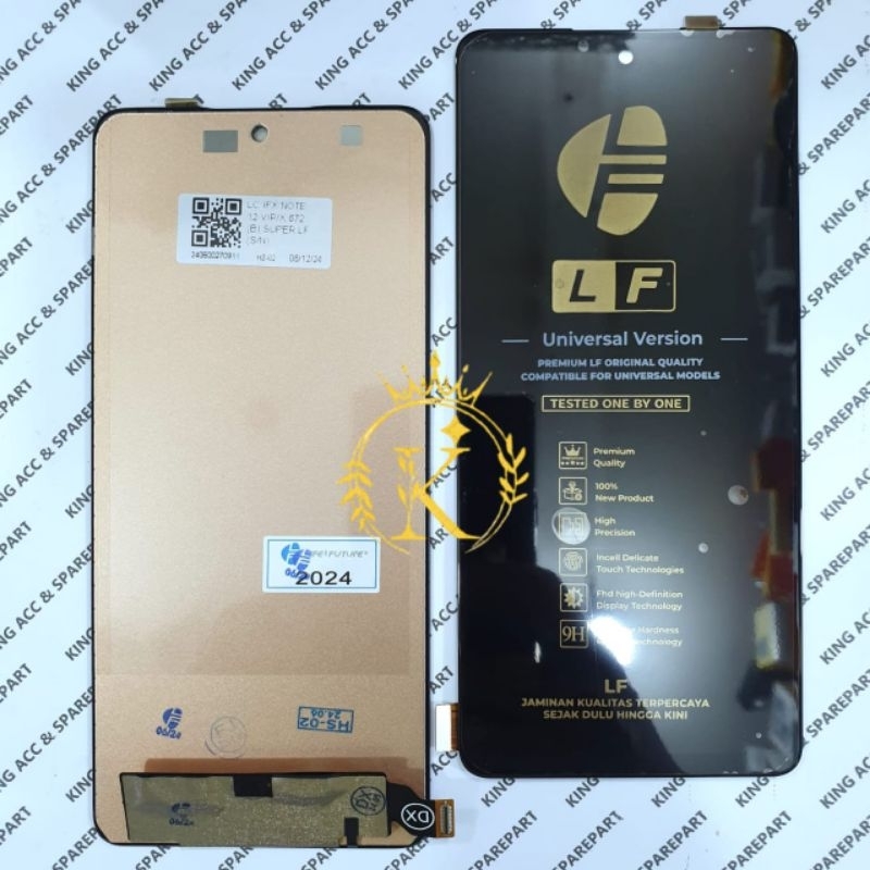 Jual LCD TOUCHSCREEN INFINIX NOTE 12 VIP X672 BLACK INCELL | Shopee ...