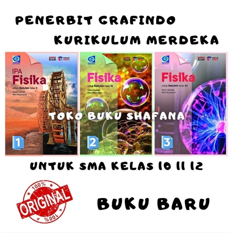 Jual Buku IPA FISIKA Kelas 10 11 12 / 1 2 3 SMA Penerbit Grafindo Kurikulum Merdeka | Shopee ...