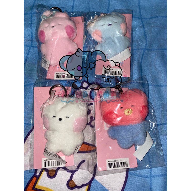 Jual BT21 MININI RIBBON KEYRING KOYA RJ TATA | Shopee Indonesia