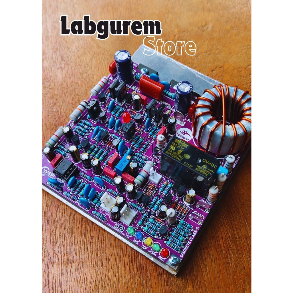 Jual Kit Power Amplifier Class D 90 - 130V UCD Superlite 2x15 Inch ...