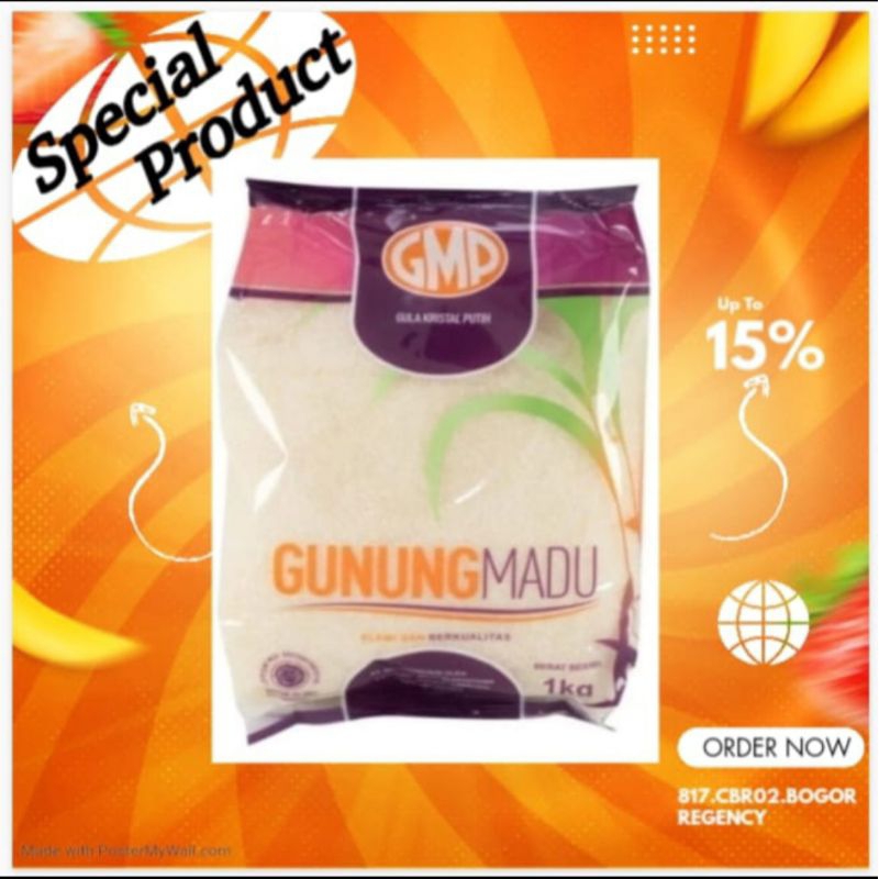 Jual GMP Gula kristal putih 1Kg | Shopee Indonesia