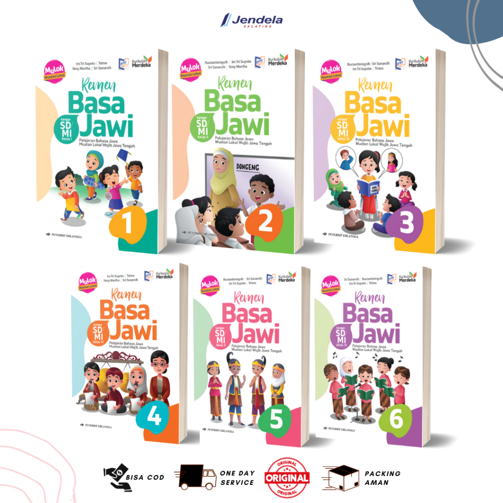 Jual Erlangga - Buku Remen Basa Jawi SD Kelas 1-6 Kurikulum Merdeka ...