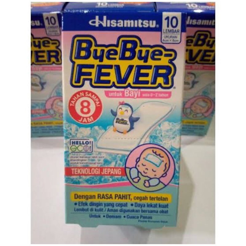 Jual Bye Bye Fever Baby 1 Box Isi 10 pcs | Shopee Indonesia