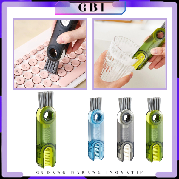 Jual GBI Alat Pembersih Botol Serbaguna Sikat Botol 3in1 Sikat ...