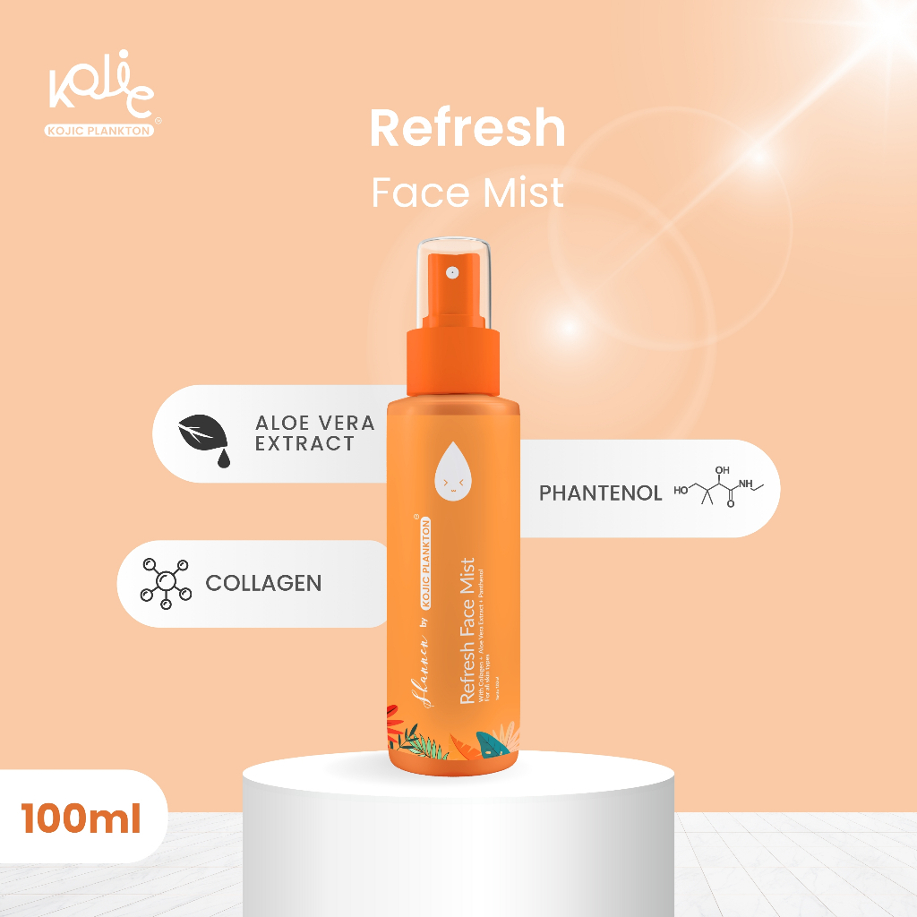 Jual KOJIC PLANKTON SHANNEN REFRESH FACE MIST 100ml | Shopee Indonesia