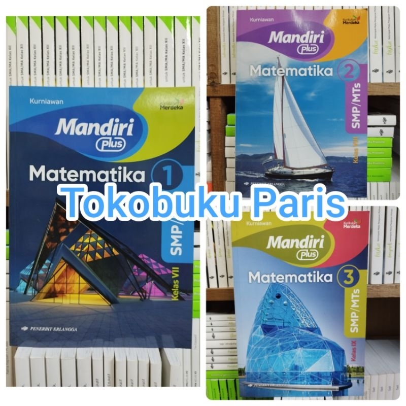 Jual ORI Buku Mandiri Plus Matematika smp mts kelas 1 7 VII, 2 8 VIII, 3 9 IX Kurikulum Merdeka ...