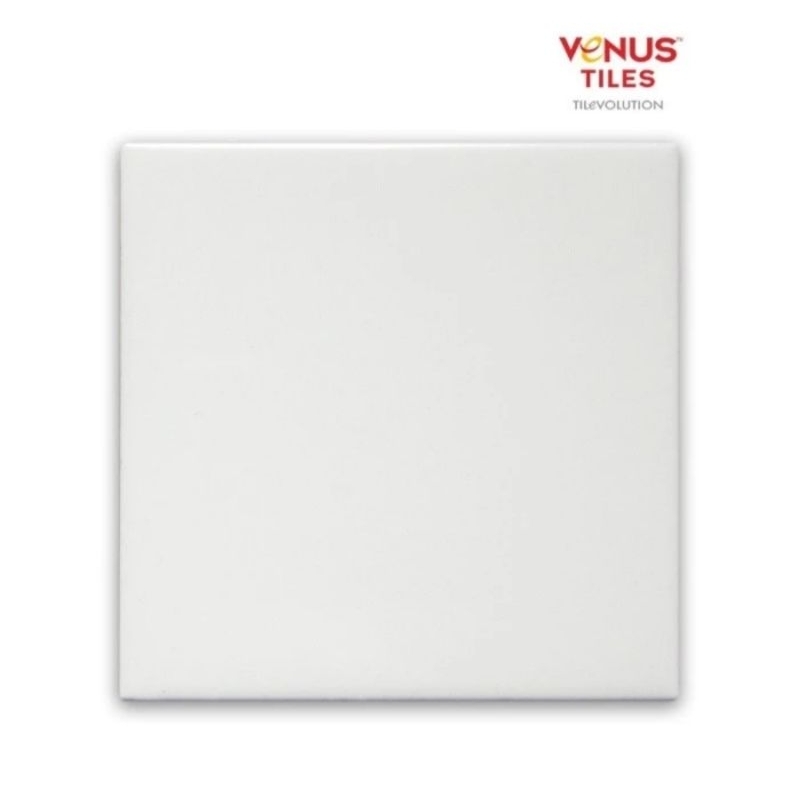 Jual Venus Takko Square White Glossy No Bevel 100x100 Mm | Shopee Indonesia
