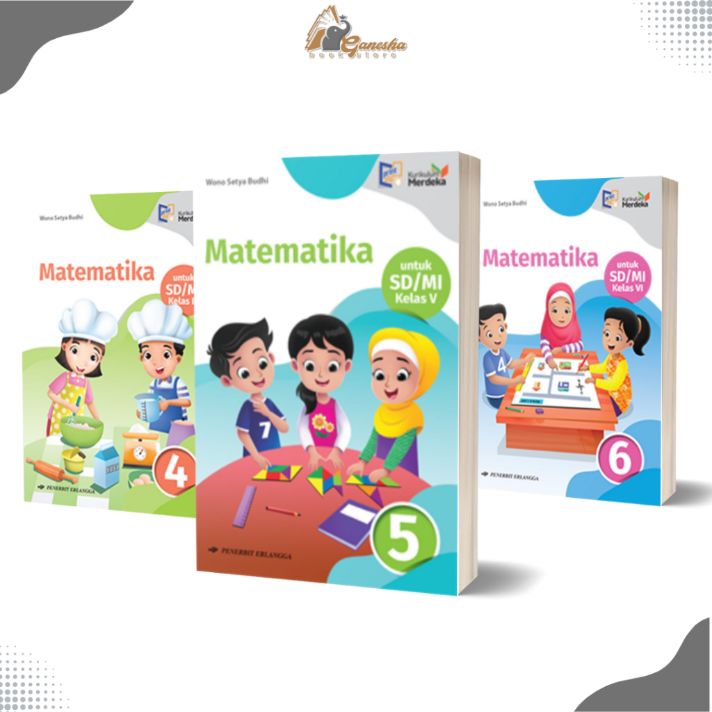Jual Buku Paket Matematika SD Kurikulum Merdeka - Erlangga | Shopee ...