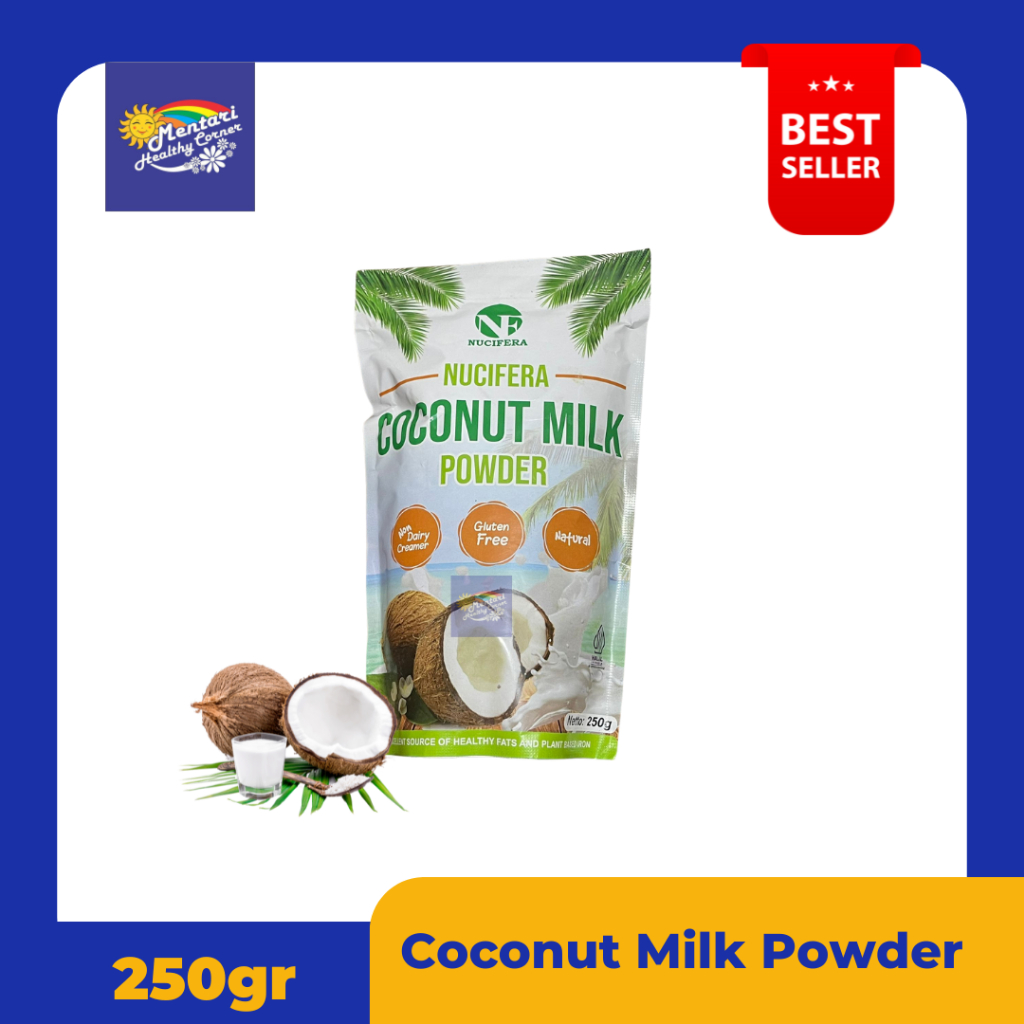 Jual Nucifera, Organic Coconut Milk Powder 250gr / Bubuk Susu Kelapa ...