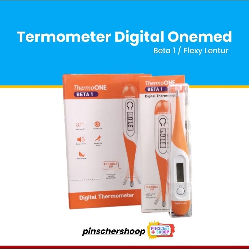 Jual TERMOMETER DIGITAL FLEXY TERMO ONE BETA 1 ONEMED | Shopee Indonesia