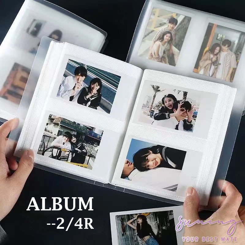 Jual Buku Album Foto Keluarga 4R/Tempat Album Foto Polaroid Transparan ...