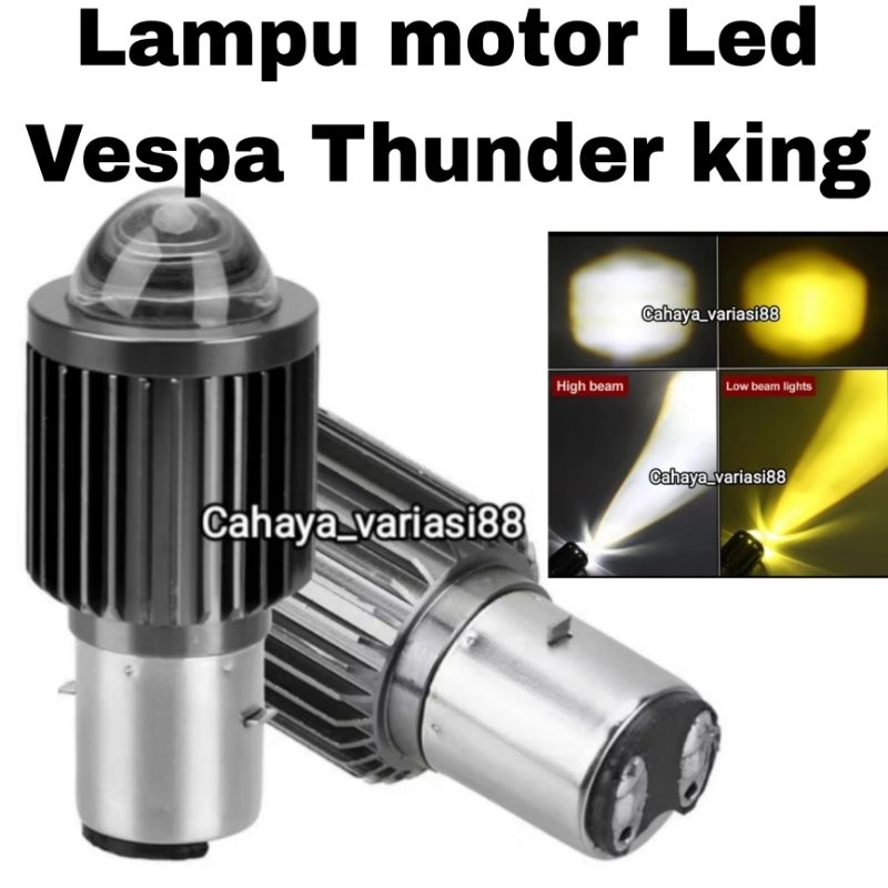 Jual Lampu motor Vespa Thunder king/ Lampu led motor vespa/Bola lampu ...