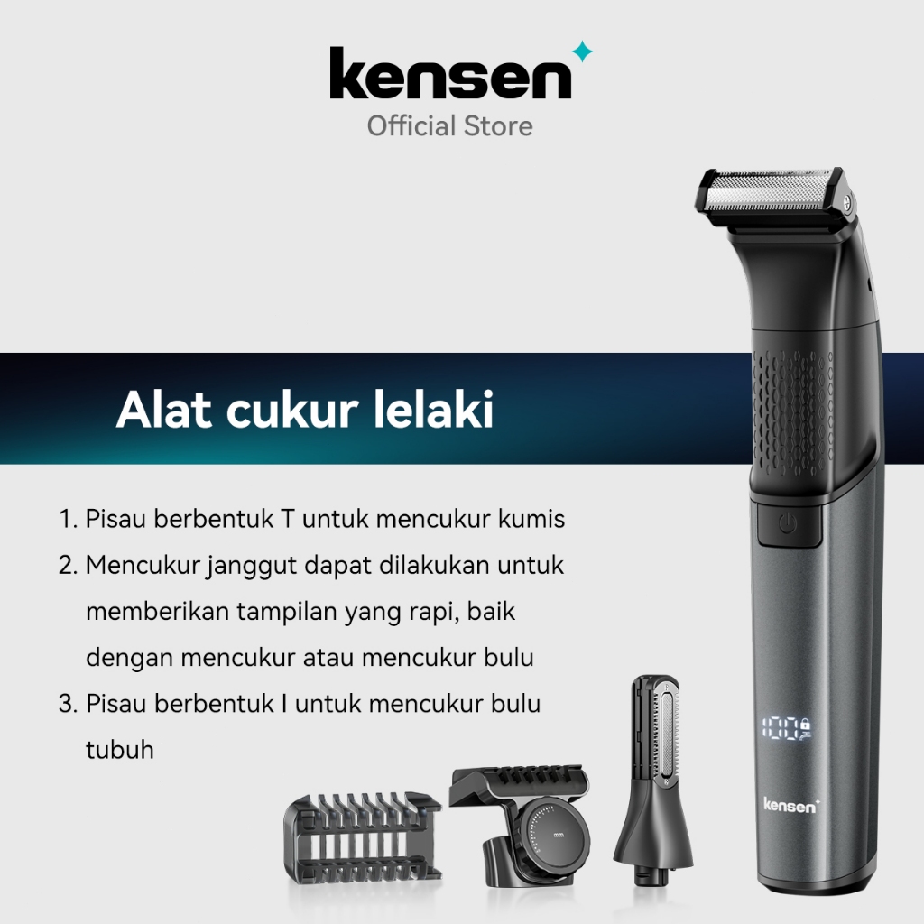 Jual Kensen - Electric Shaver / Razor Grooming Set | Shopee Indonesia
