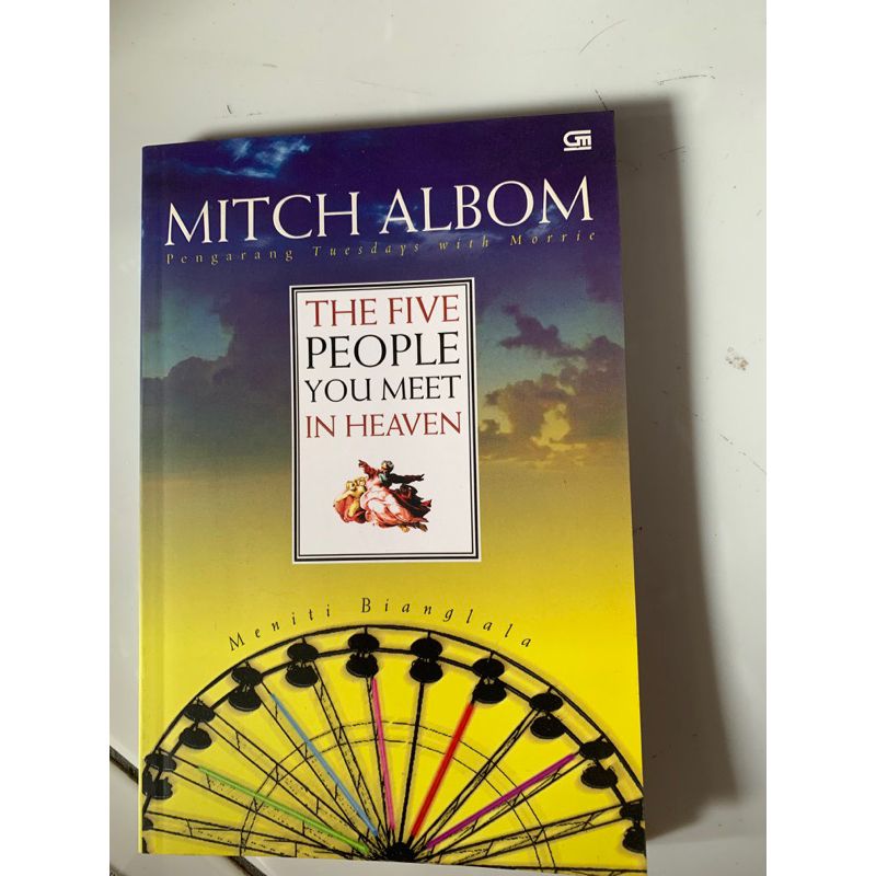 Jual the five people you meet in heaven mitch albom penerbit gramedia ...